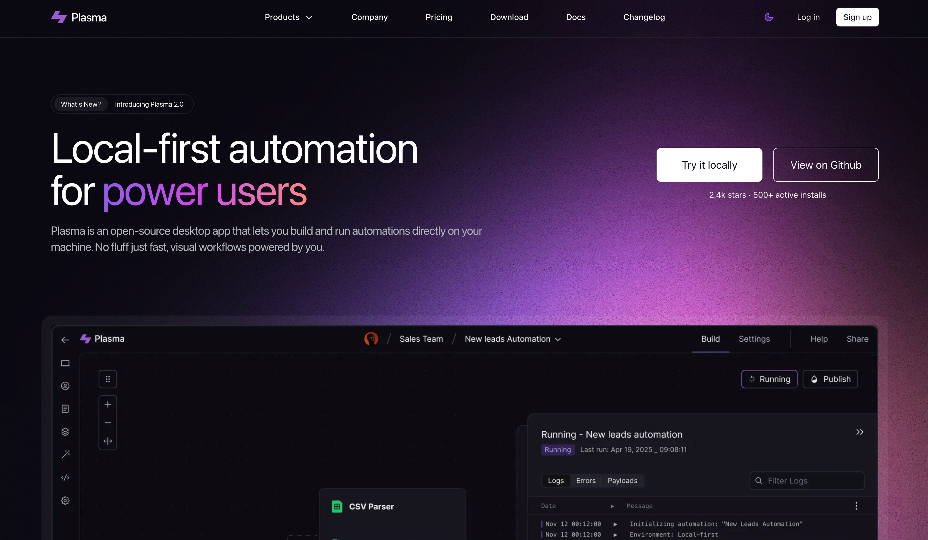 Plasma - Modern Astro Template